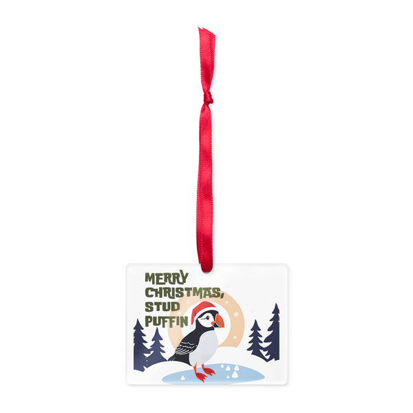 Stud Puffin Acrylic ornament – Tricia O'Malley